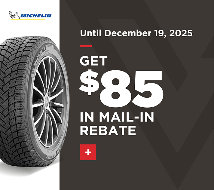 Get a $85 mail-in rebate when you buy a set of 4 Michelin tires Fall ...